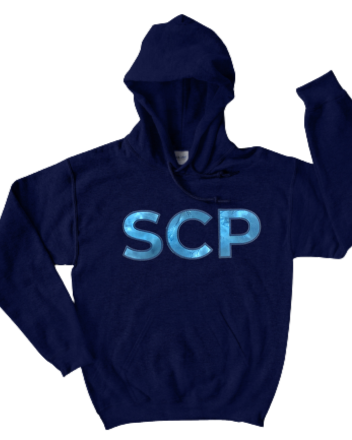 Hoodie Sweatshirt-EMBROIDERED SCP APPLIQUE Center Chest Logo – Trendy ...