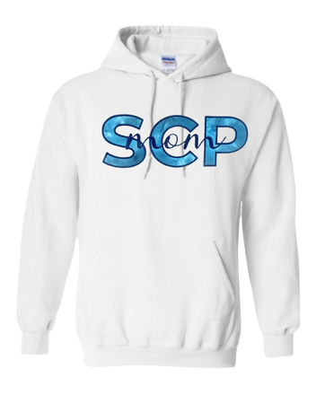 Hoodie Sweatshirt-EMBROIDERED SCP APPLIQUE with Name Center Chest Logo ...