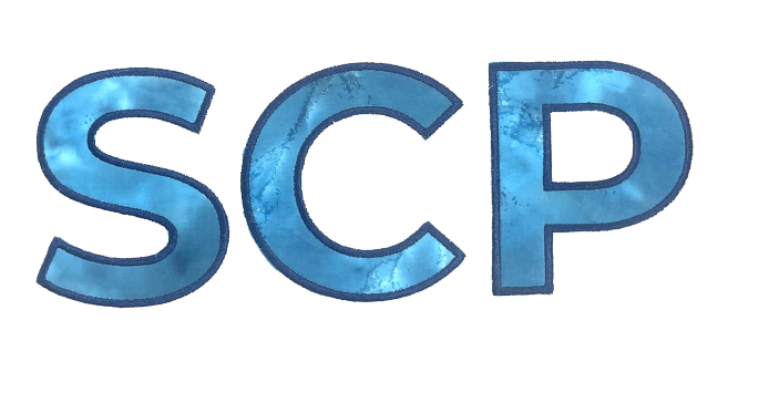 Crewneck Sweatshirt-EMBROIDERED SCP APPLIQUE Center Chest Logo – Trendy ...